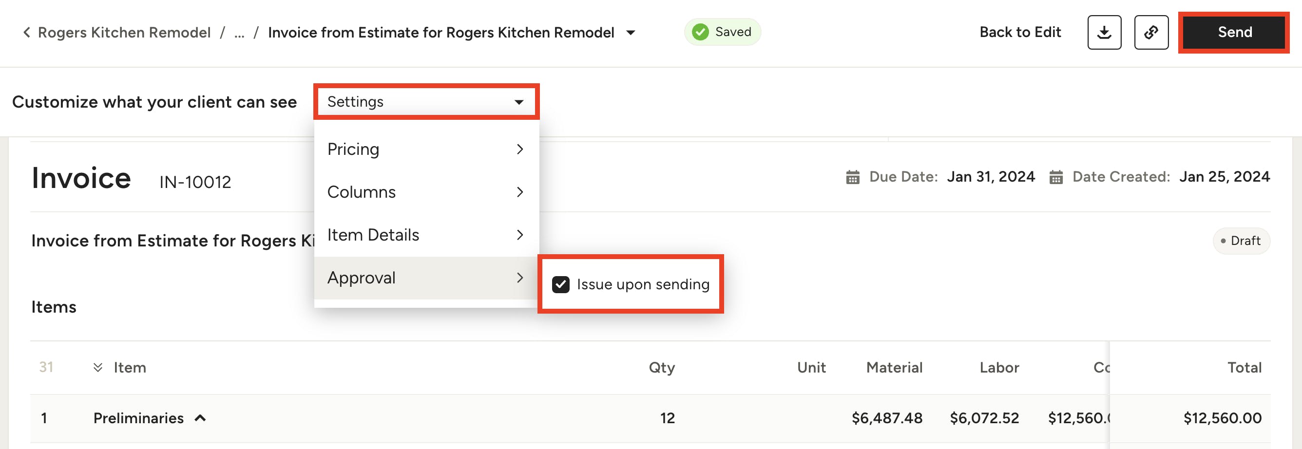 How to Issue an Invoice | Houzz
