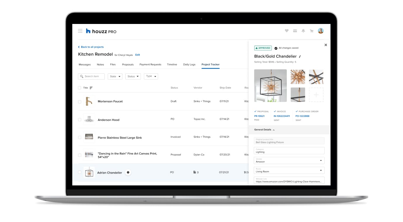 Houzz Pro Introduces New Project Tracking Experience for Designers and ...