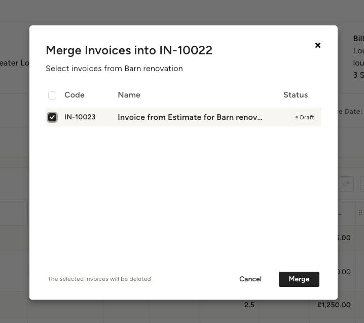 How to Merge Estimates, Invoices and Change Orders | Houzz Pro