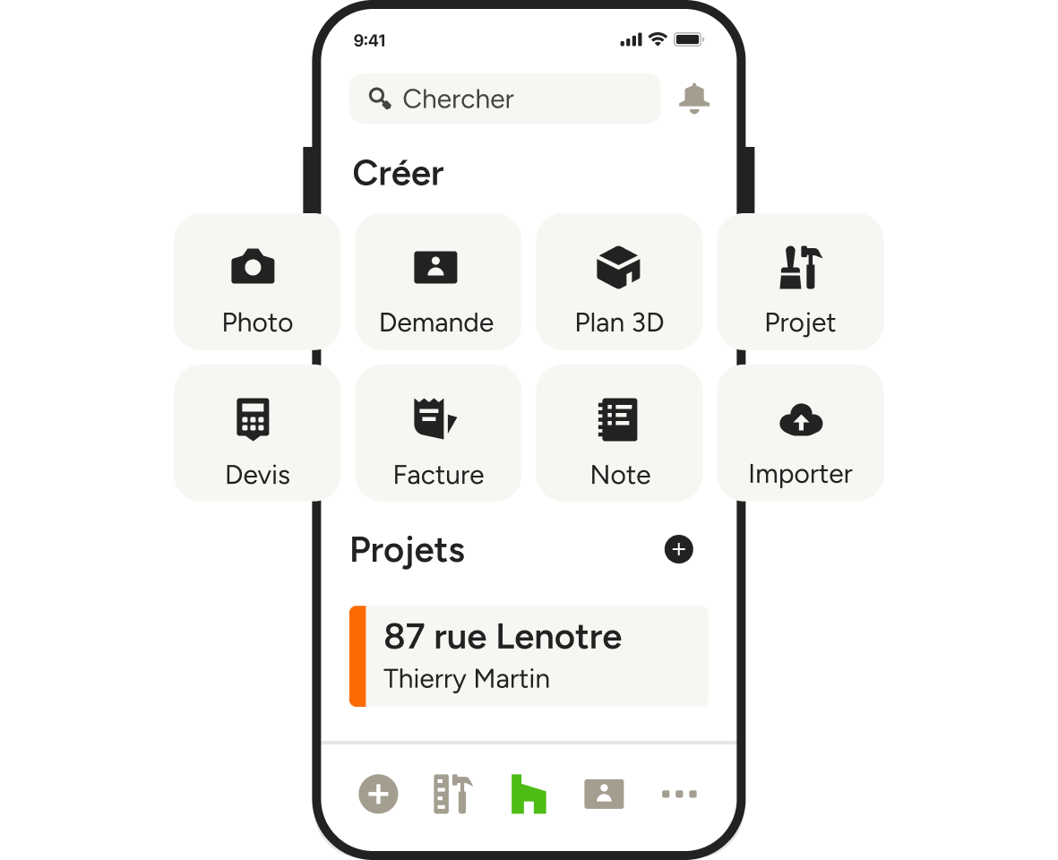 L'application mobile | Houzz Pro