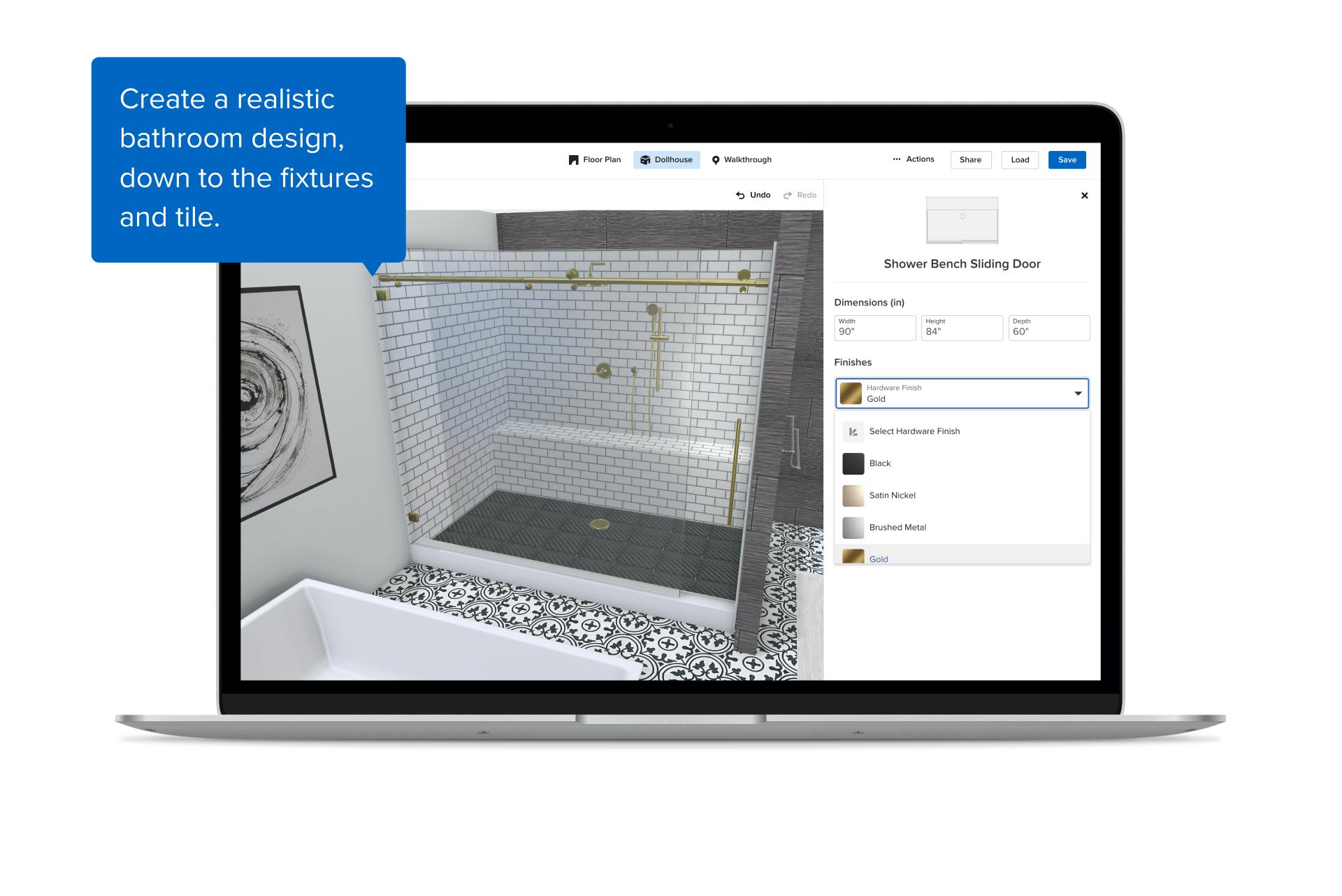 New Bathroom Features Expand 3D Floor Planner Possibilities
