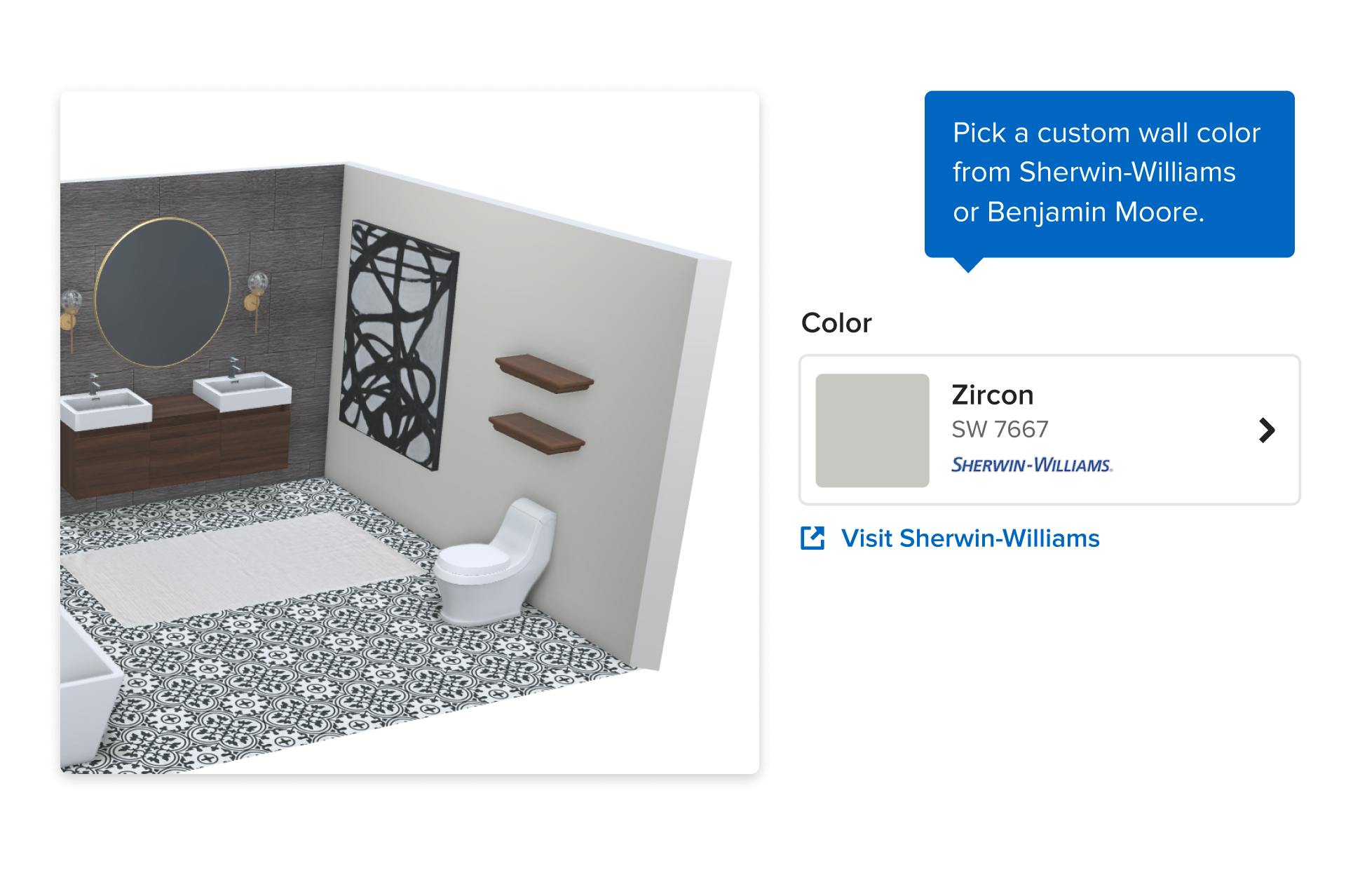 New Bathroom Features Expand 3D Floor Planner Possibilities
