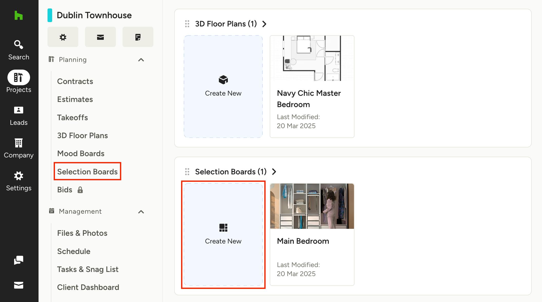 How to Use Selection Boards in Houzz Pro | Houzz Pro