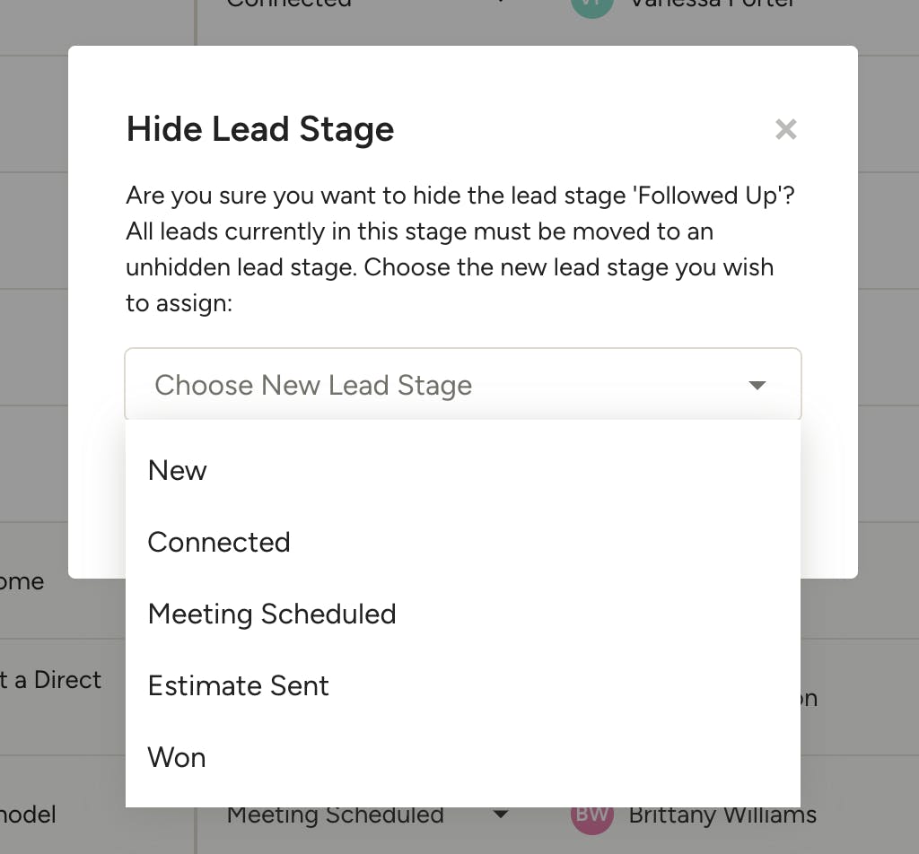 How to Customize Your Lead Stages