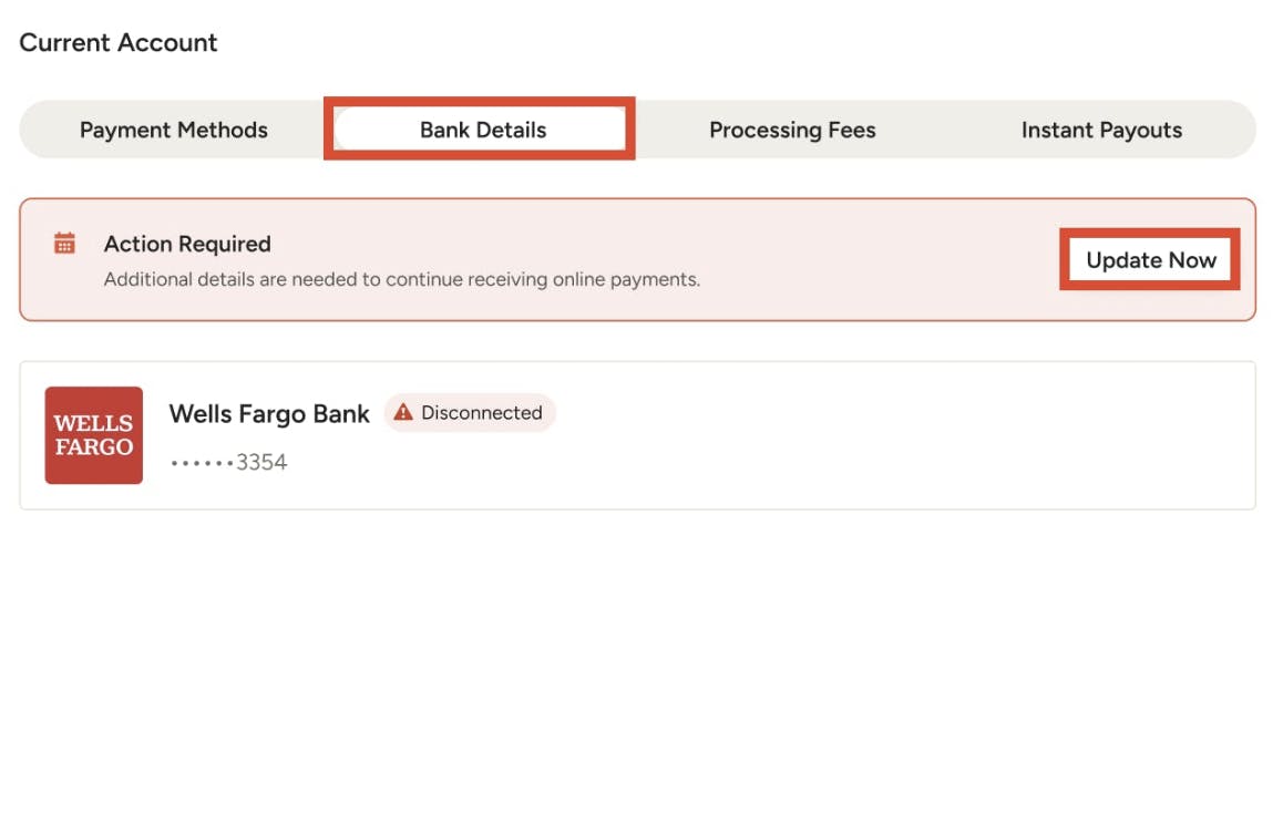 Why Are Online Payments Disconnected on My Account?
