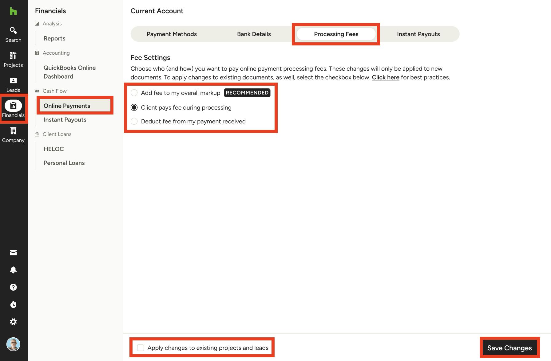 How to Offset the Processing Fee to Your Client