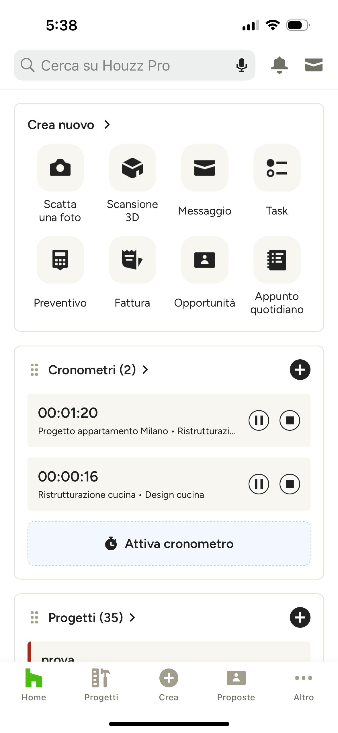 Come tenere traccia del tempo con il cronometro | Houzz Pro