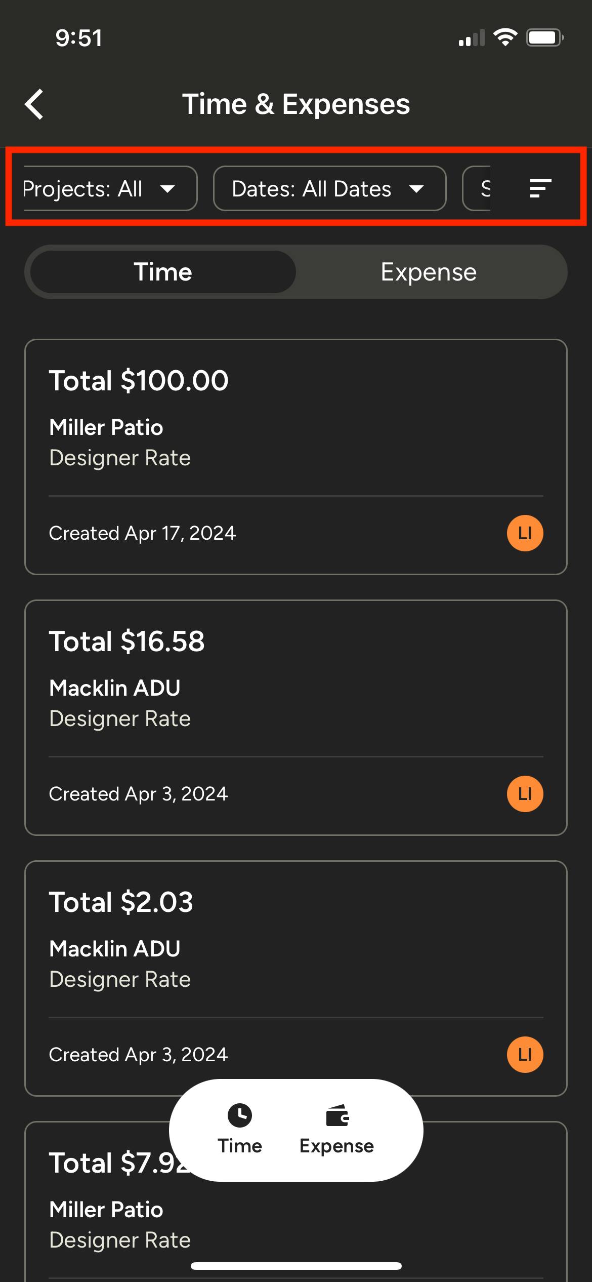 How to Use Time and Expenses on the Mobile App