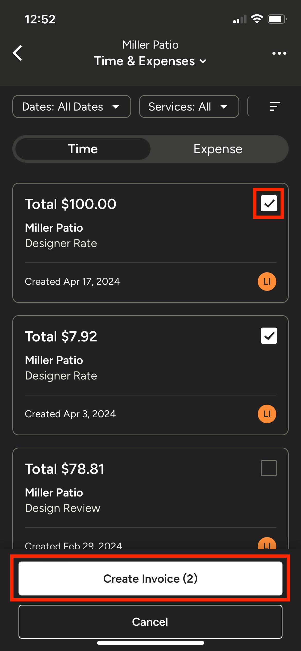 How to Use Time and Expenses on the Mobile App