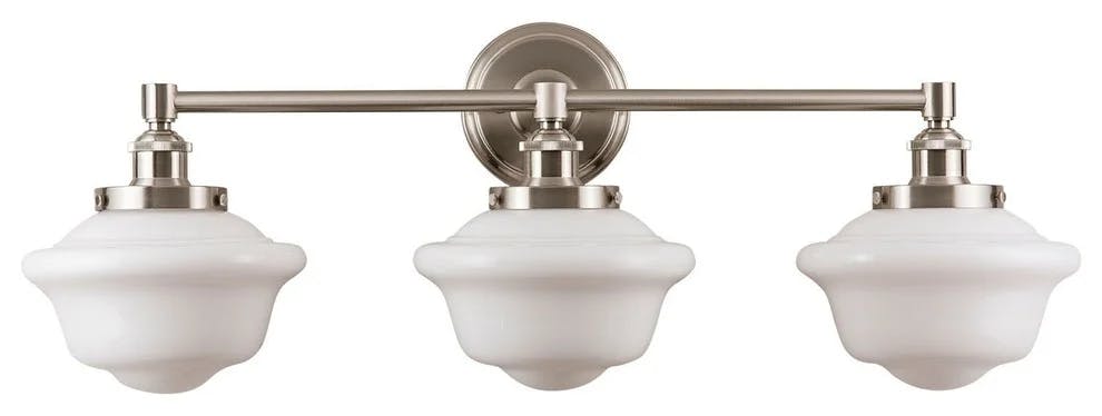 Bathroom Vanity Lighting Guide: choosing the right size, type, style ...