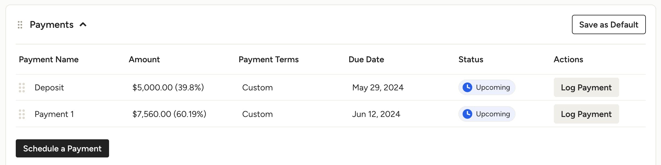 How to Create Scheduled Payments on Invoices