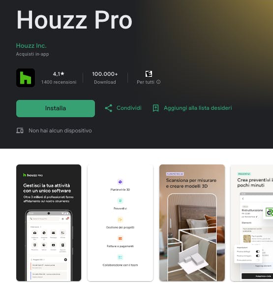 Dove scaricare l’app Houzz Pro | Houzz Pro