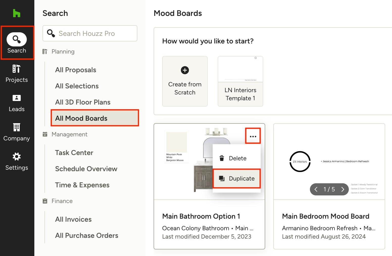 How to Duplicate a Mood Board | Houzz
