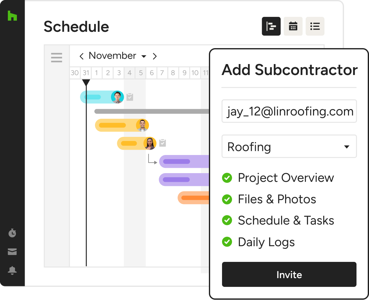 Construction Subcontractor Management & Collaboration Software