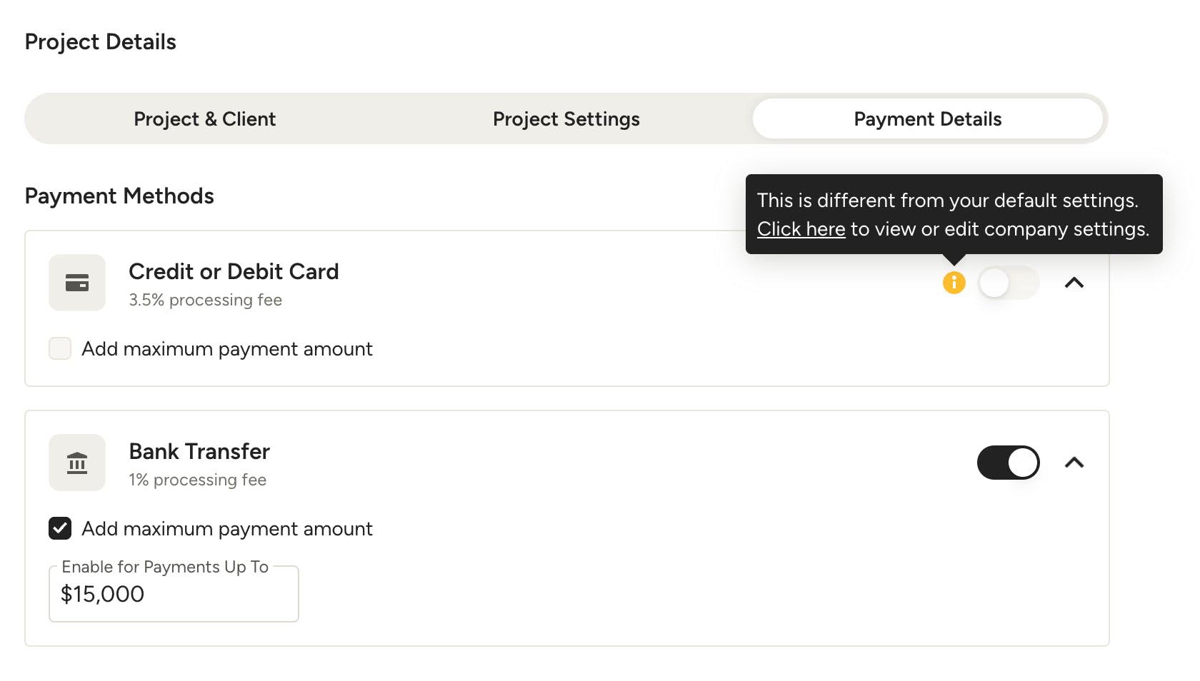 How to Edit Online Payment Settings