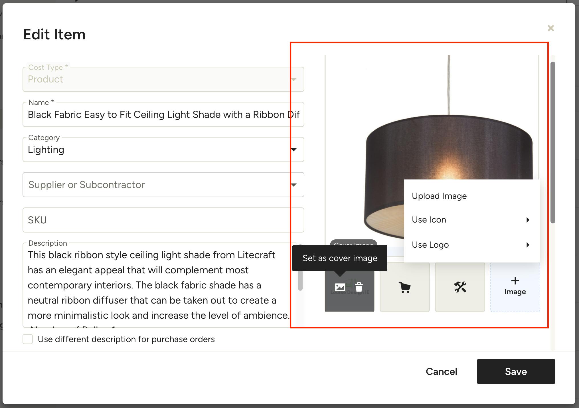Add Multiple Images Per Product | Houzz Pro