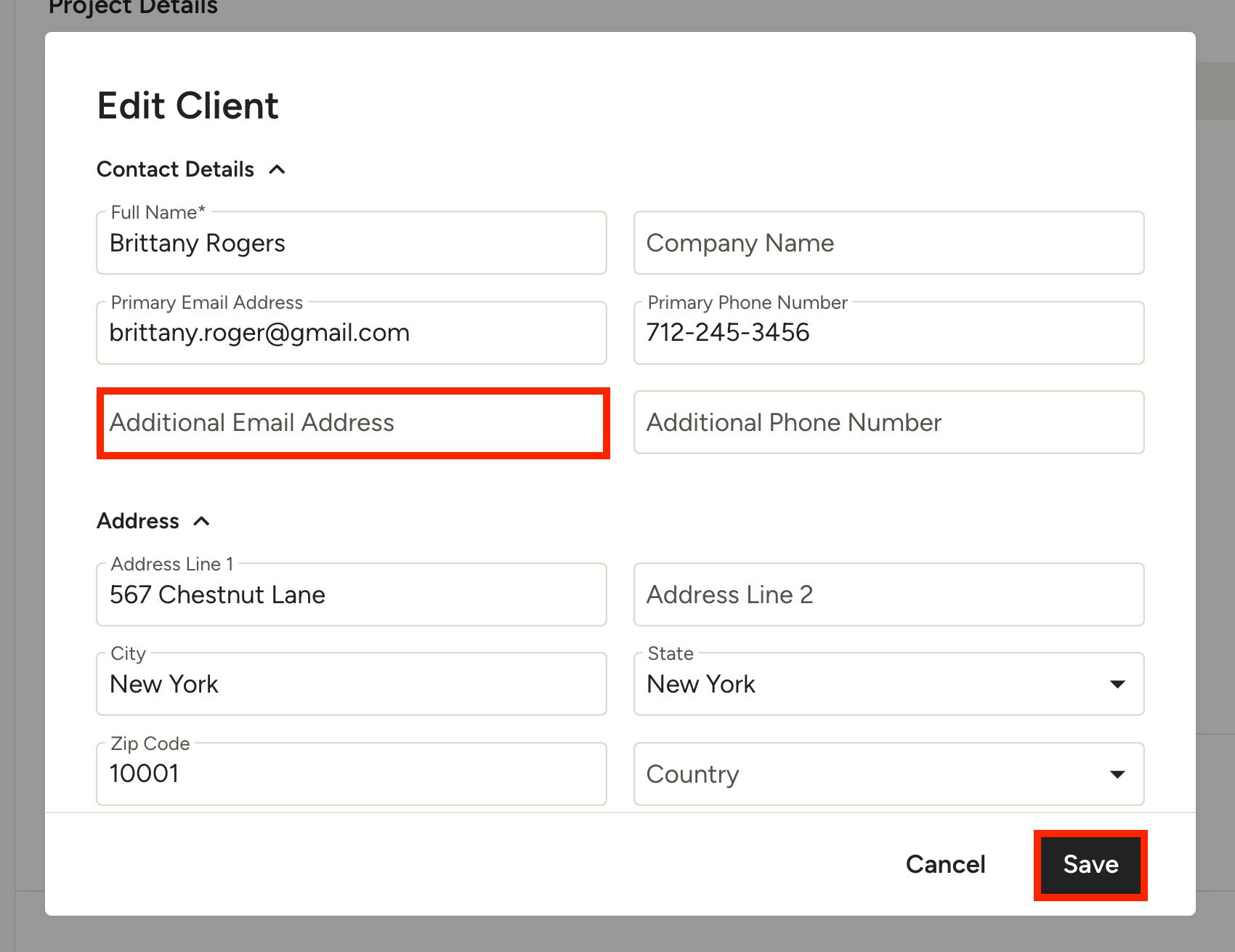 How to Add Multiple Email Addresses for a Client