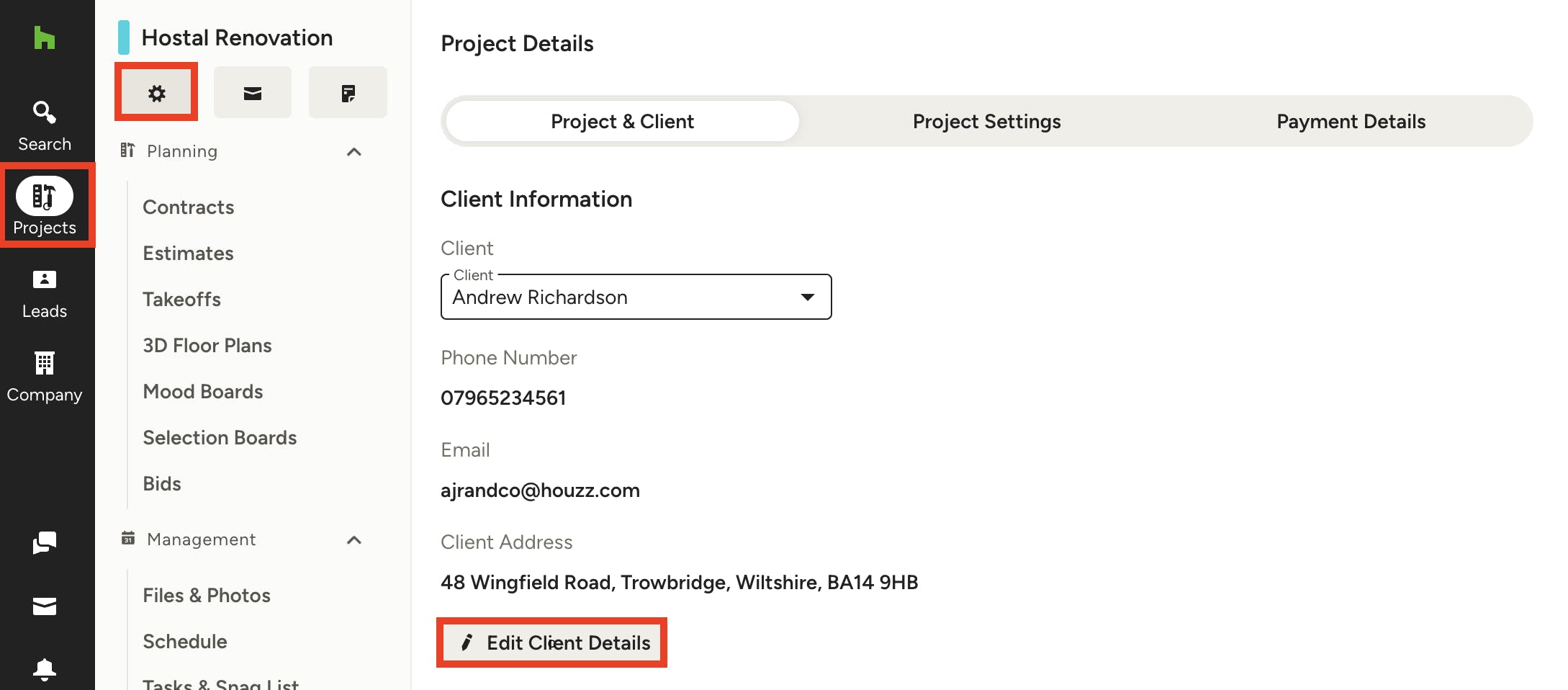 How to Add Multiple Email Addresses for a Client | Houzz Pro
