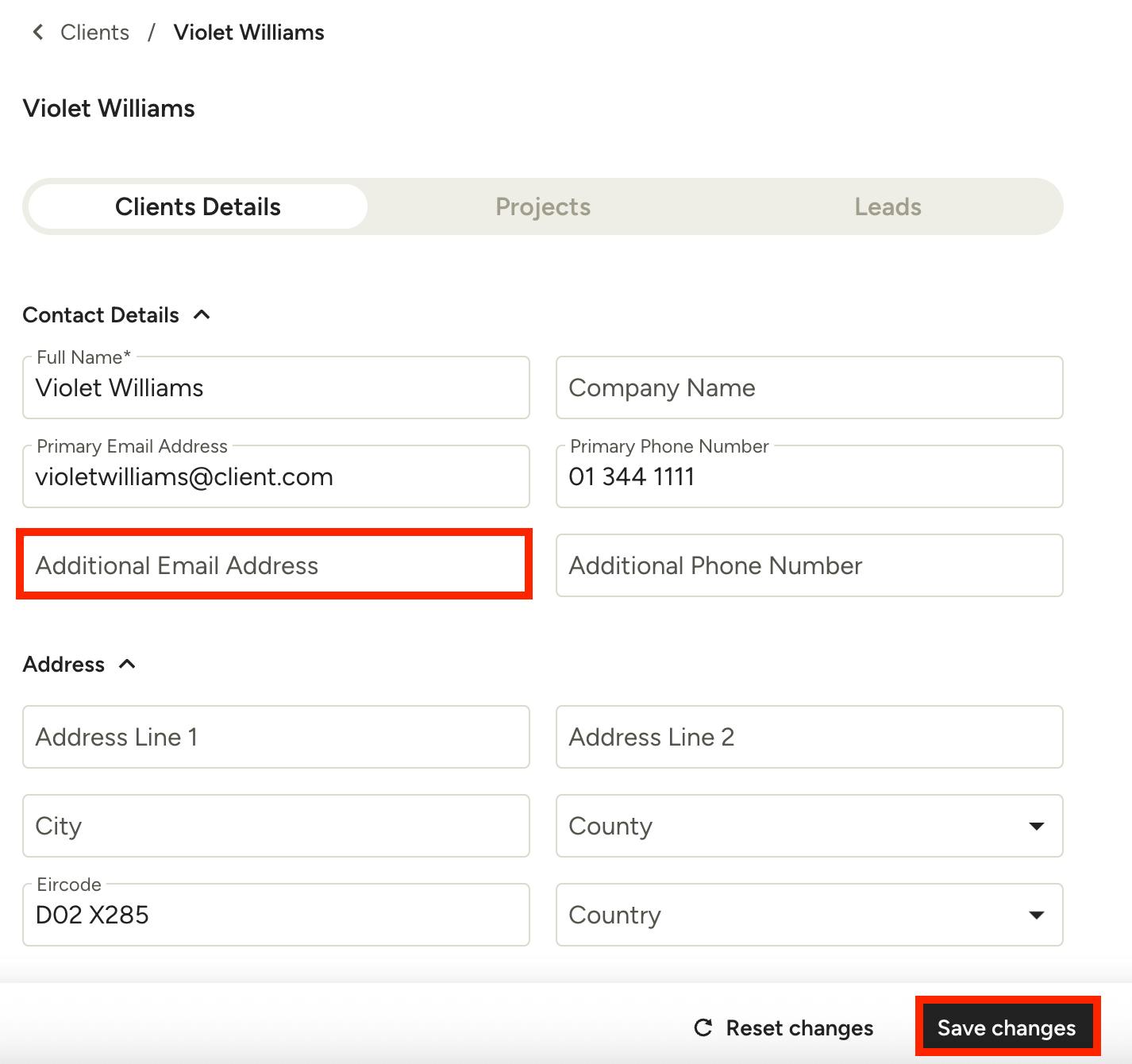 How to Add Multiple Email Addresses for a Client | Houzz Pro