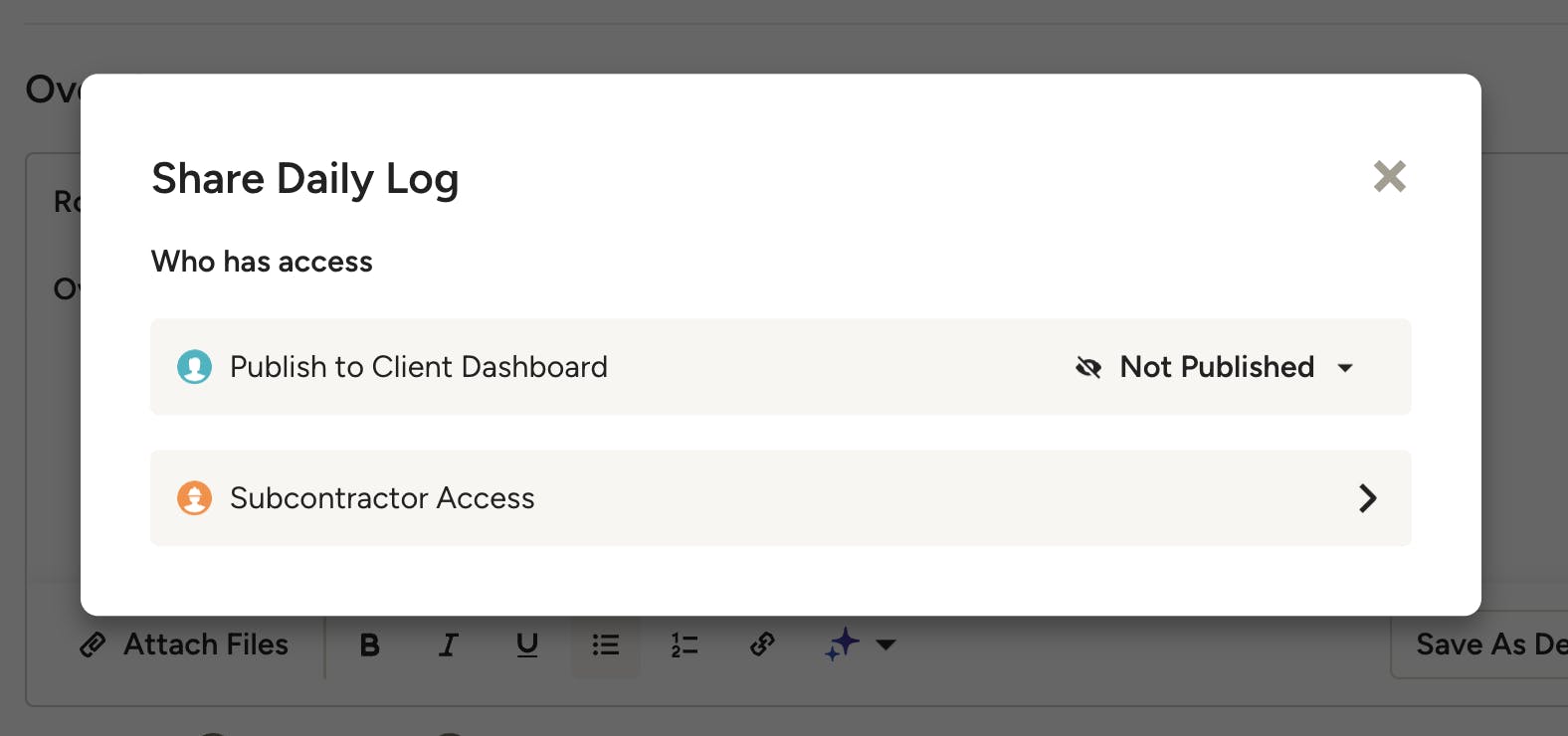 How to Create and Share Daily Logs | Houzz