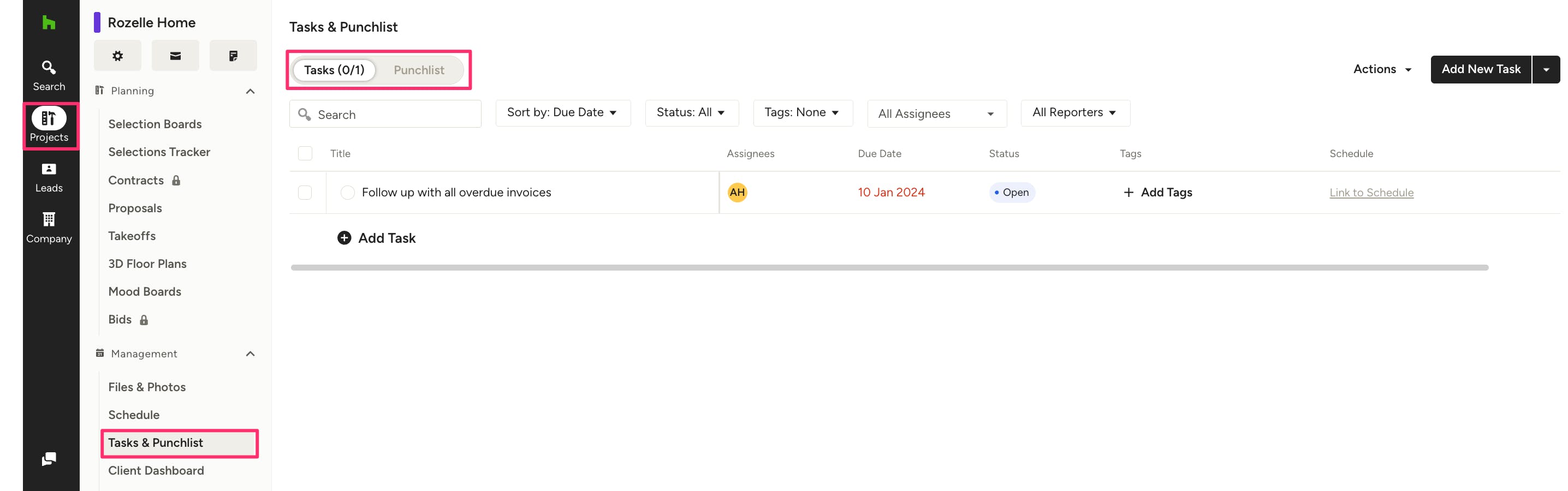 How to Organise Tasks with Tags | Houzz Pro