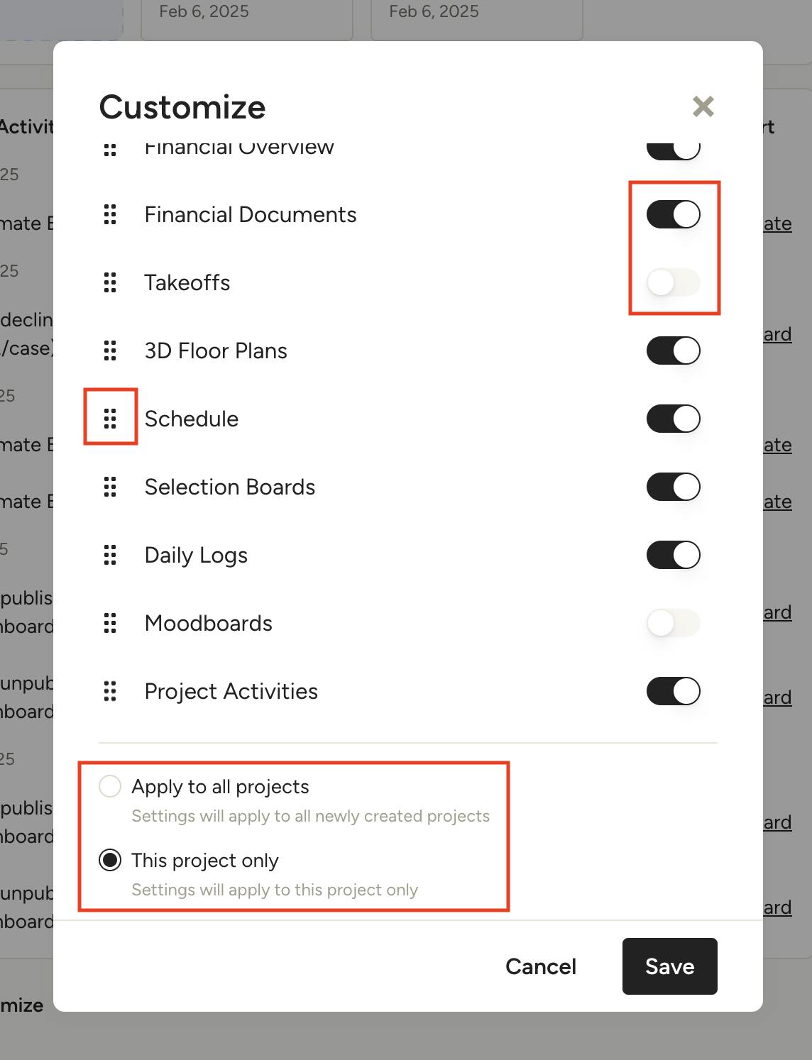 How to Customize Your Project Overview Page