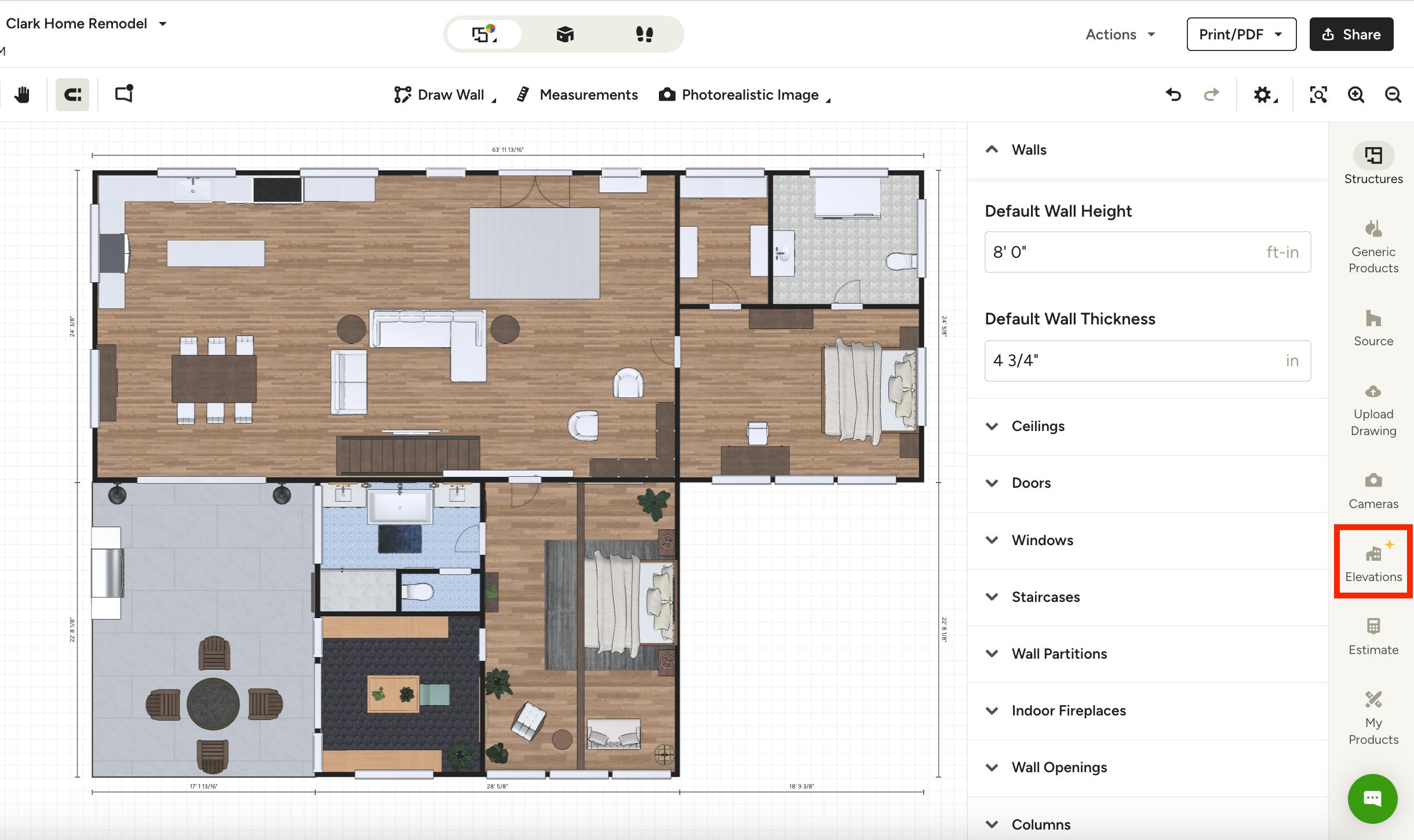 How To Create Elevations In 3d Floor Planner
