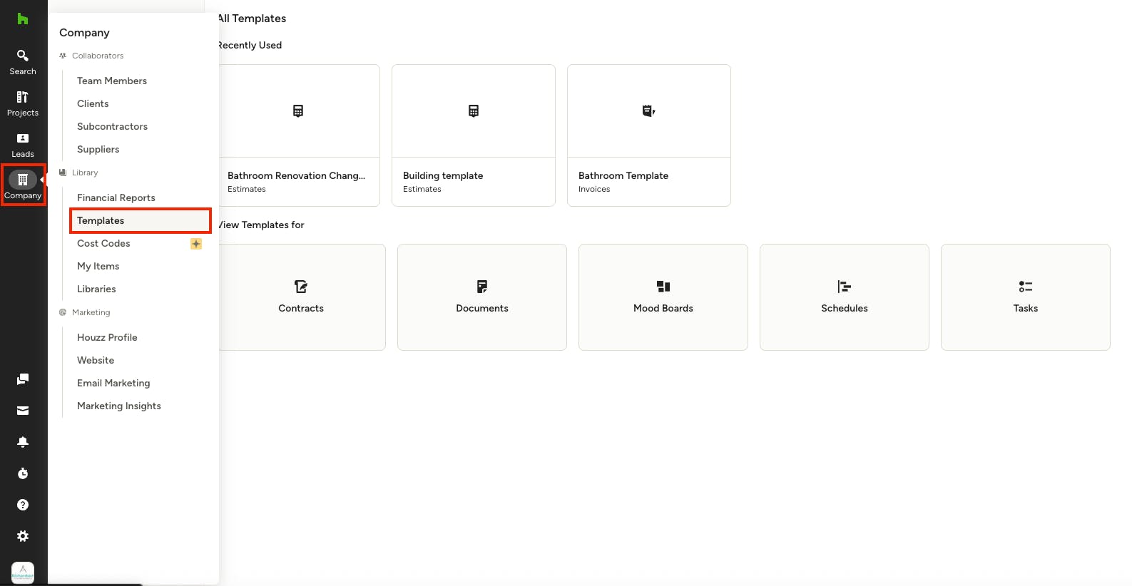 How to Use Schedule Templates | Houzz Pro