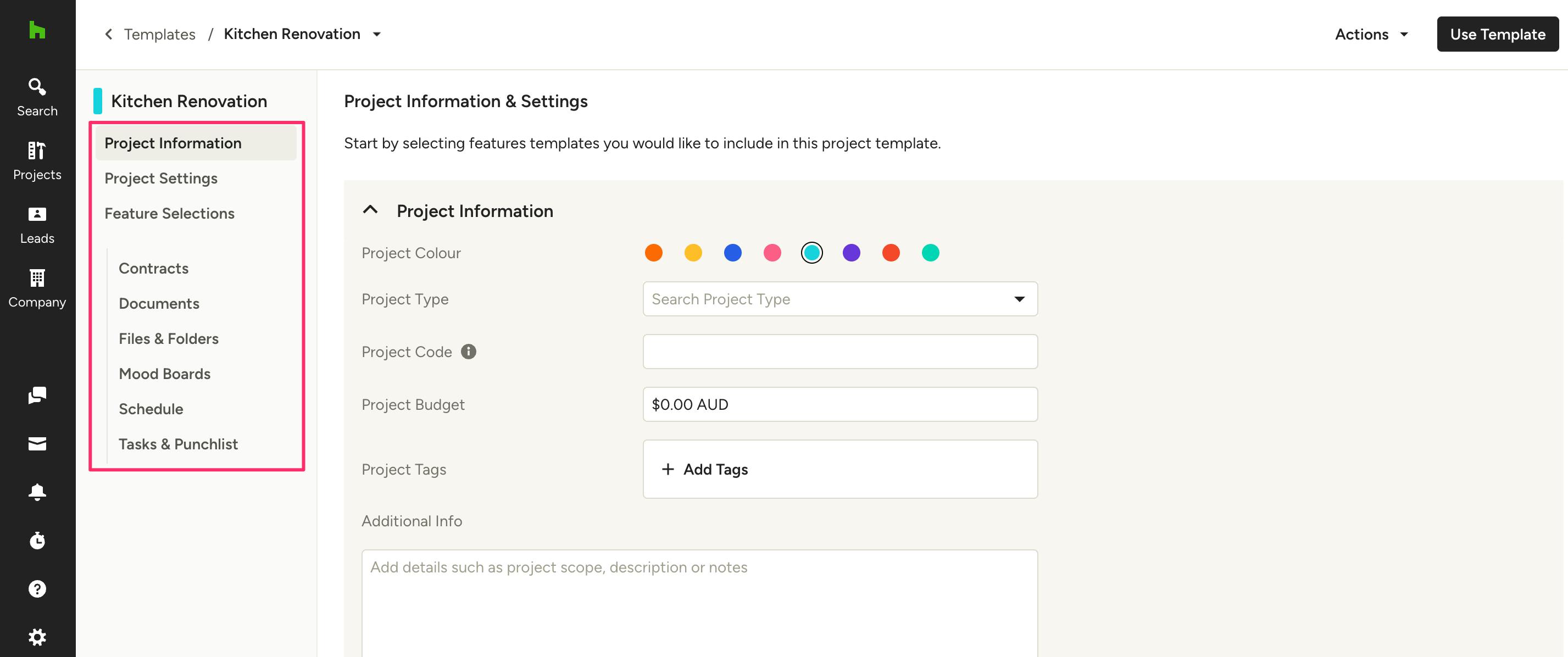How to Use Project Templates | Houzz Pro