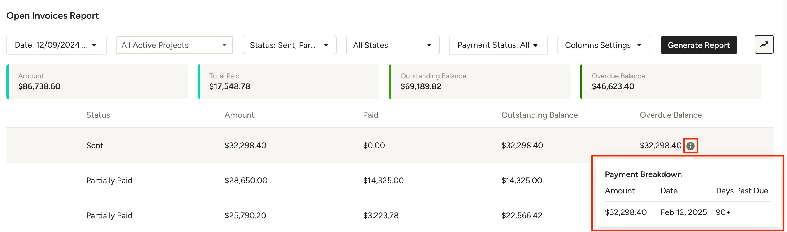 How to Generate Open Transactions Reports