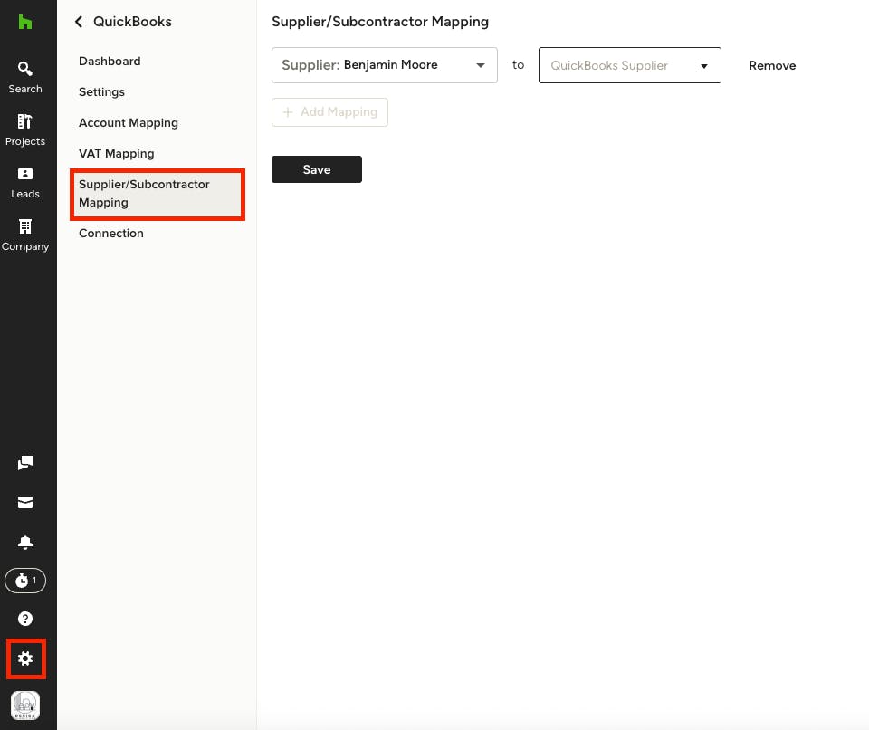 How to Map Suppliers and Subcontractors in Houzz Pro to QuickBooks ...