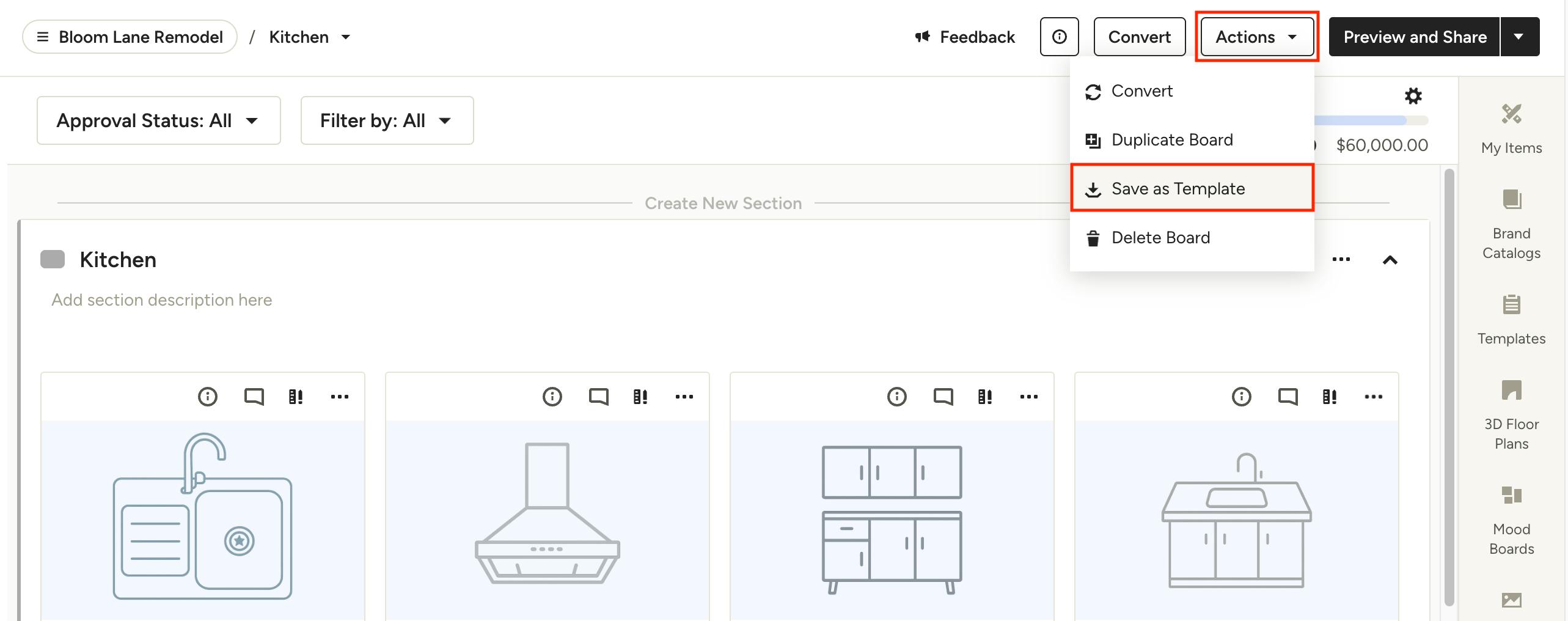 How to Create Selections Board Templates