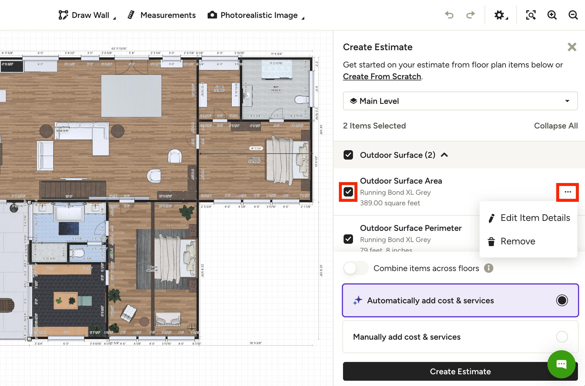 How to Create an Estimate or Proposal Using Your 3D Floor Plan