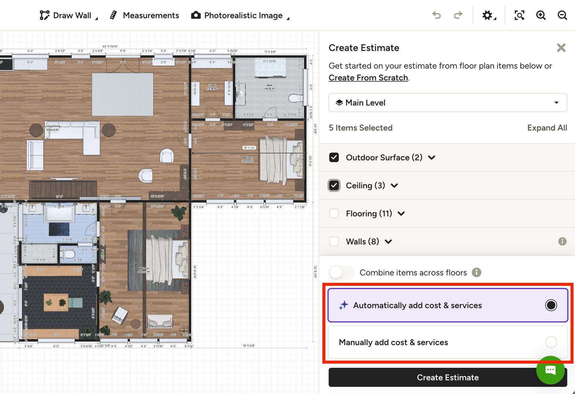 How to Create an Estimate or Proposal Using Your 3D Floor Plan