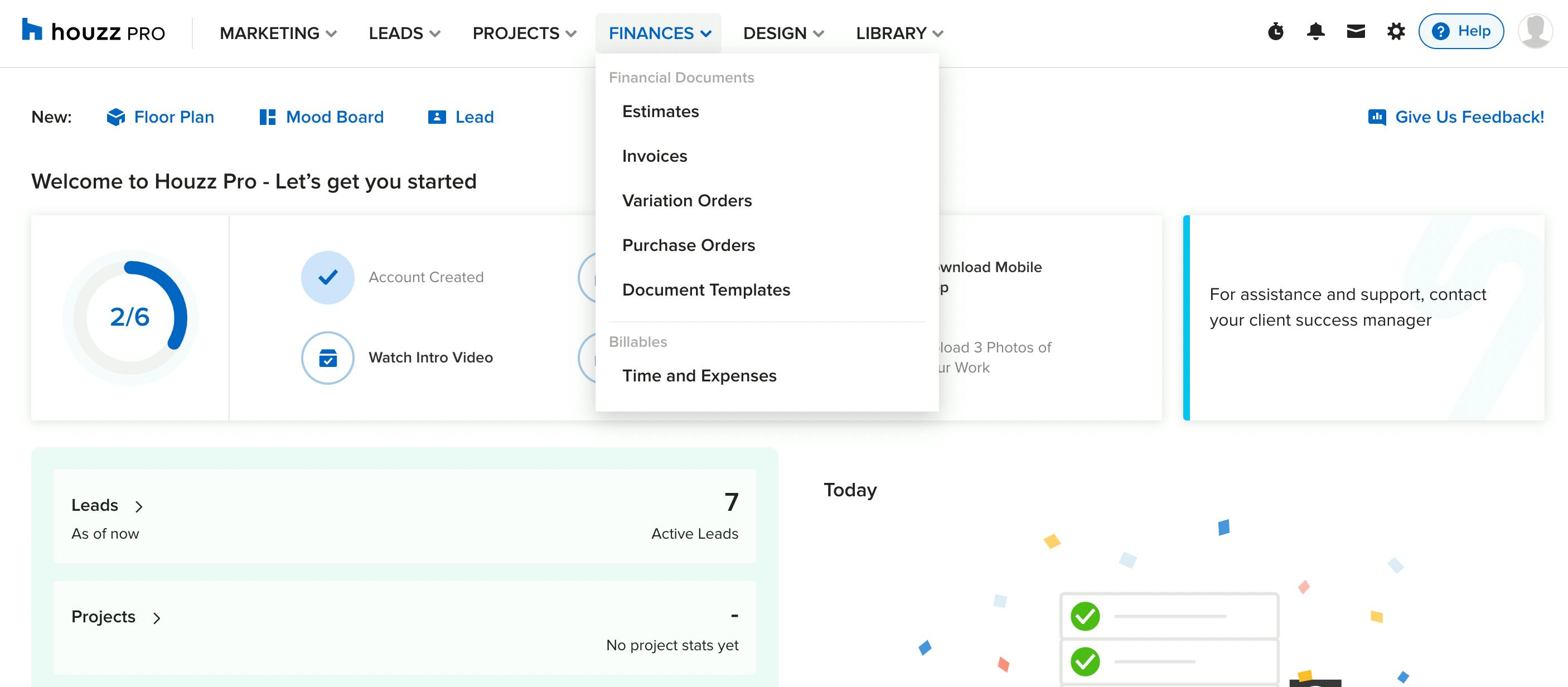 How to Navigate Around Houzz Pro | Houzz Pro