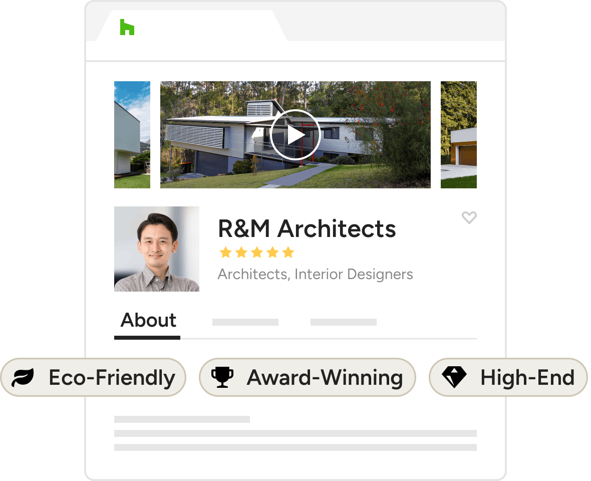Premium Profile | Houzz Pro