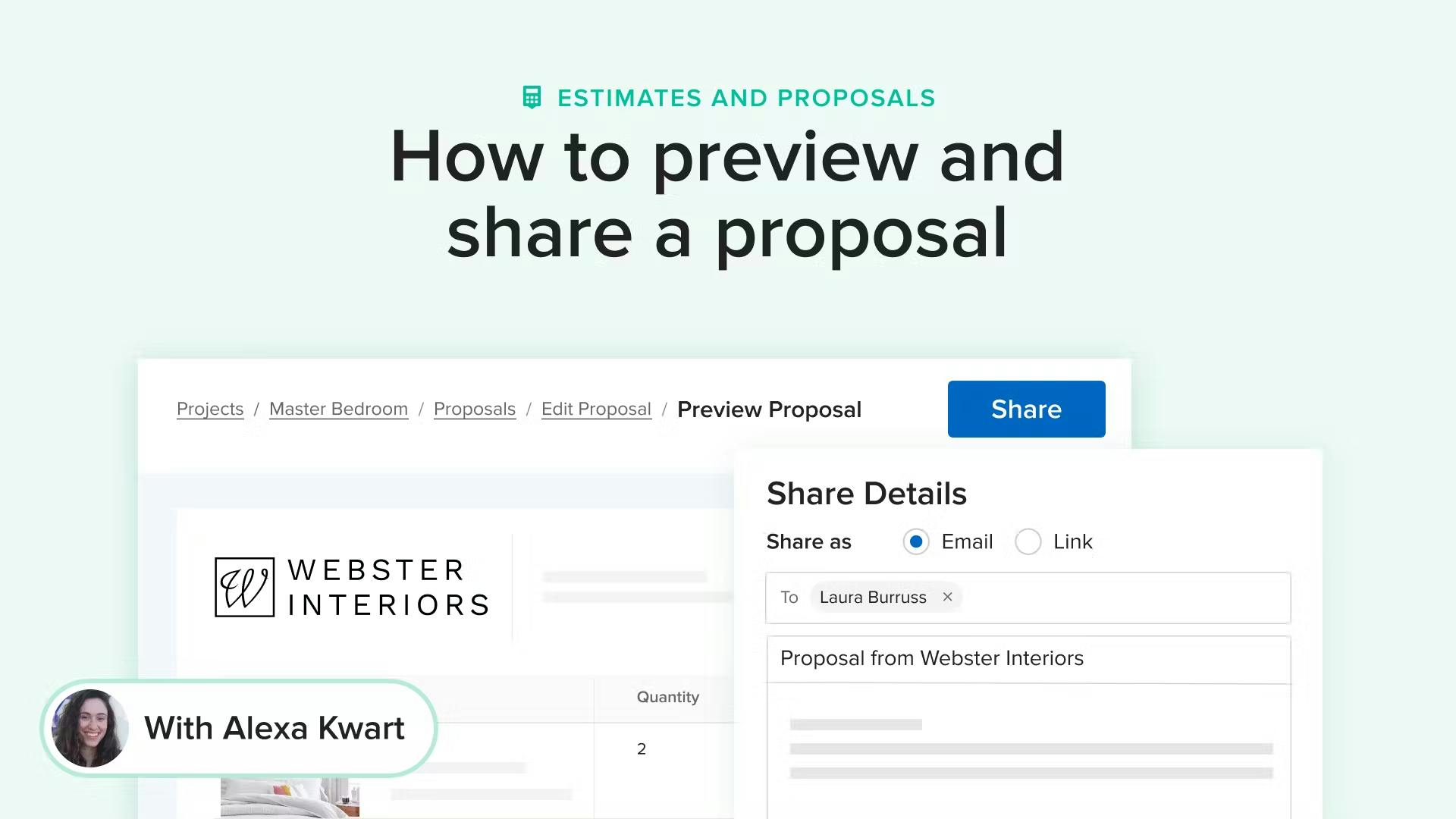 Preview and Share Your Proposals Effectively with Houzz Pro