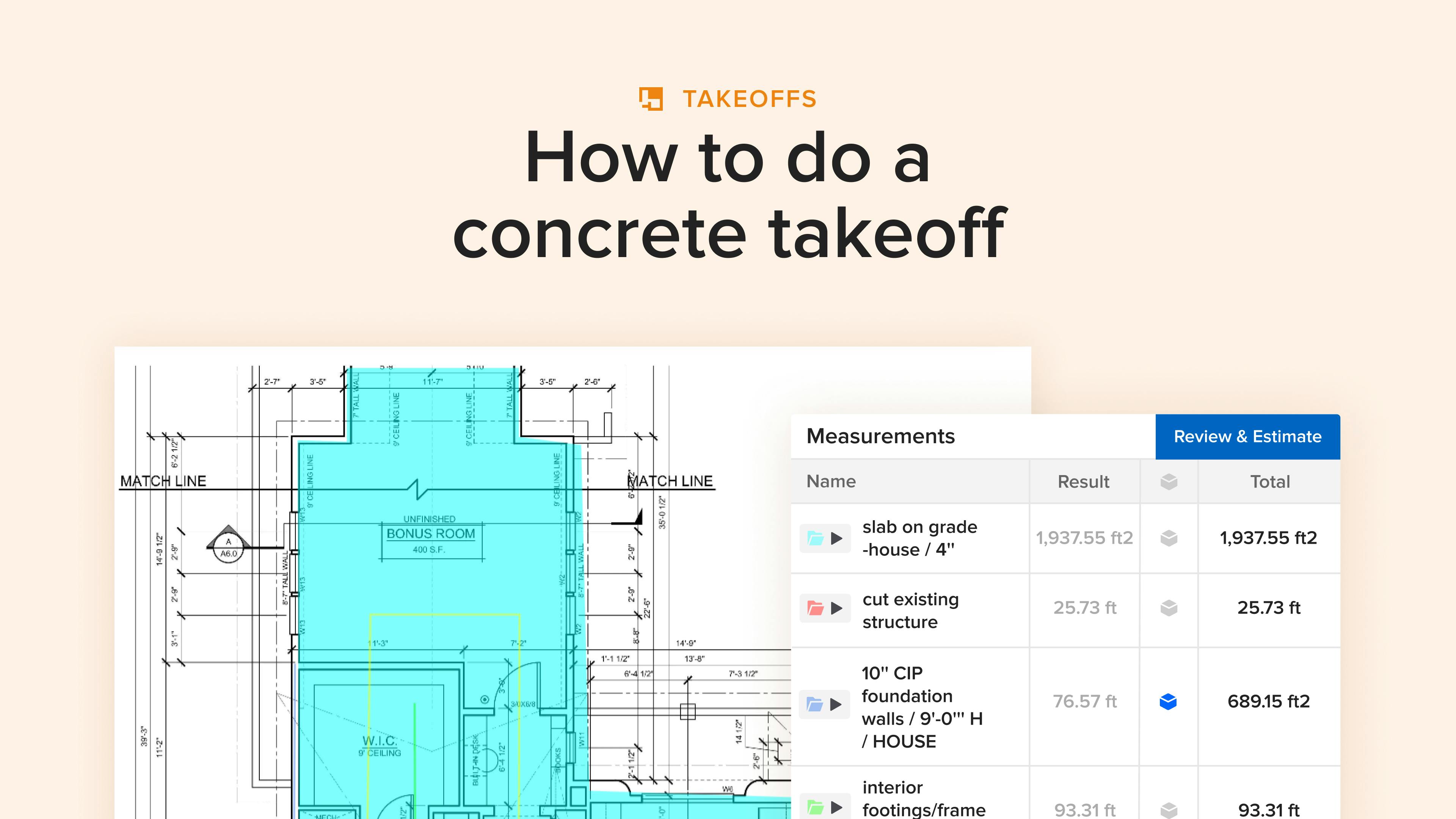 How to Do a Concrete Takeoff